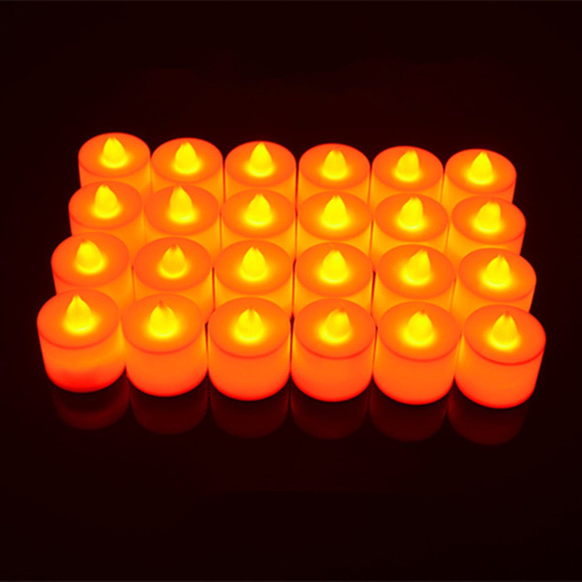 24PCS Flameless Battery Operated LED Light Candle Christmas Birthday ...