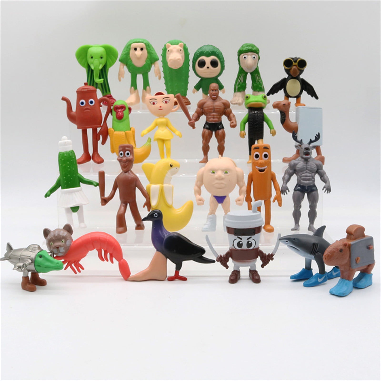 24PCS Italian Brainrot Collection Series,Italian Brainrot Figures,Tung ...