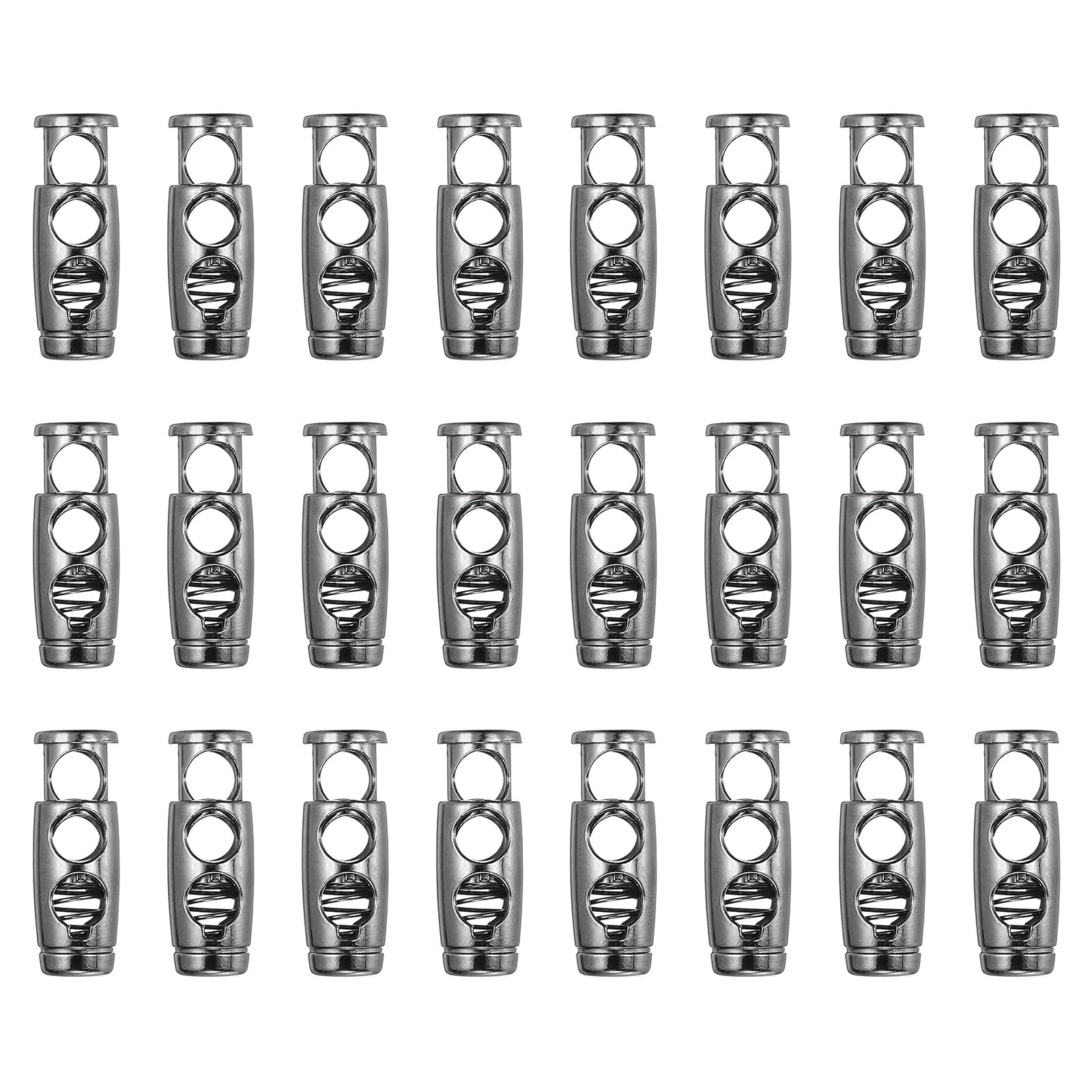 24PCS Metal Cord Locks for Drawstrings, Spring Cord Lock Toggles ...