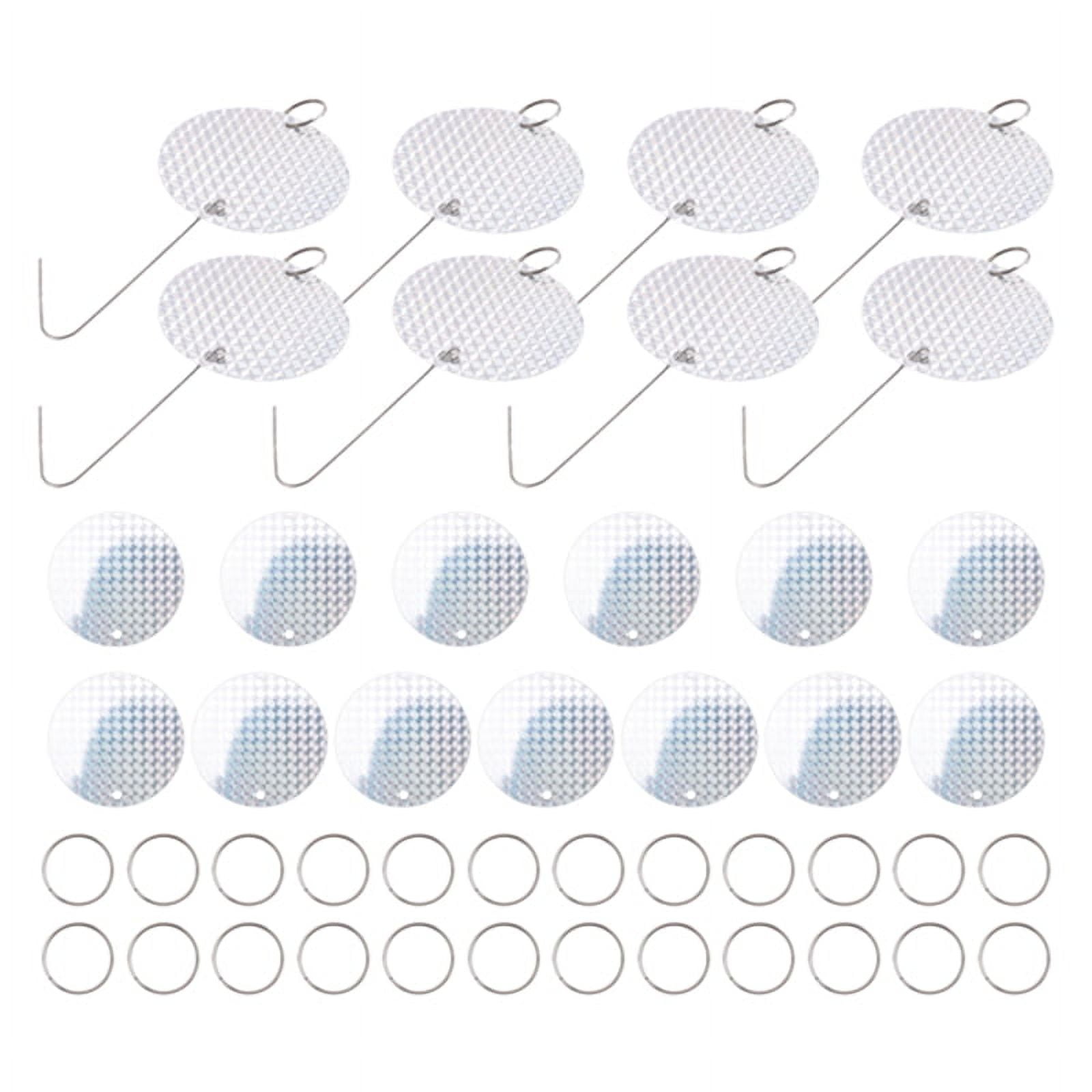 24PCS/Set Bird Repellent Discs Reflective Hanging Device to Keep Birds ...