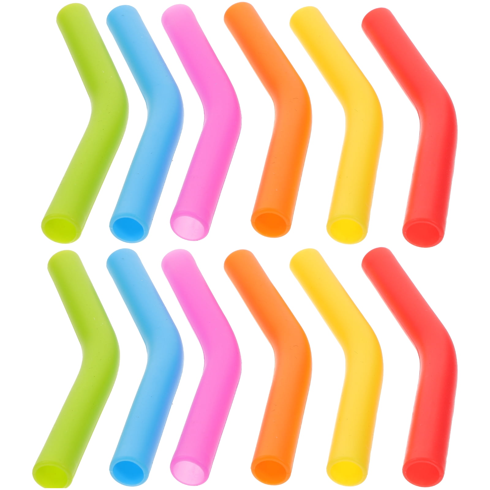 24PCS Silicone Straw Elbow Tips for 8MM Metal Straws - Walmart.com