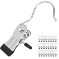 24PCS Space-Saving Clothes and Hat Storage Hook, 360° Rotating Multi ...