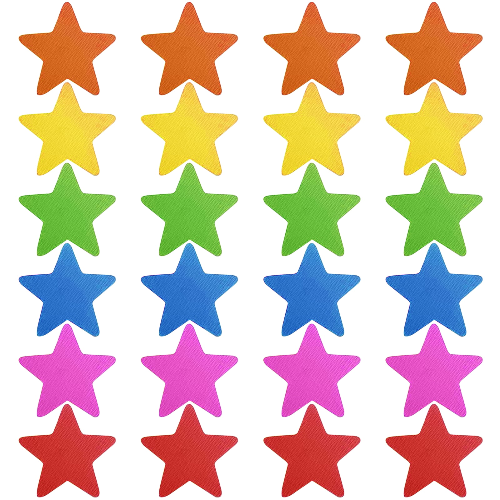 24PCS Star Shaped Carpet Spot Markers, Floor Dot Markers, Colorful ...