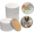 24PCS Sublimation Ceramic Coasters Blanks, 4" Round Absorbent Heat ...