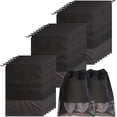 24PCS Travel Shoe Bags Non-Woven with Rope for Men and Women Large ...