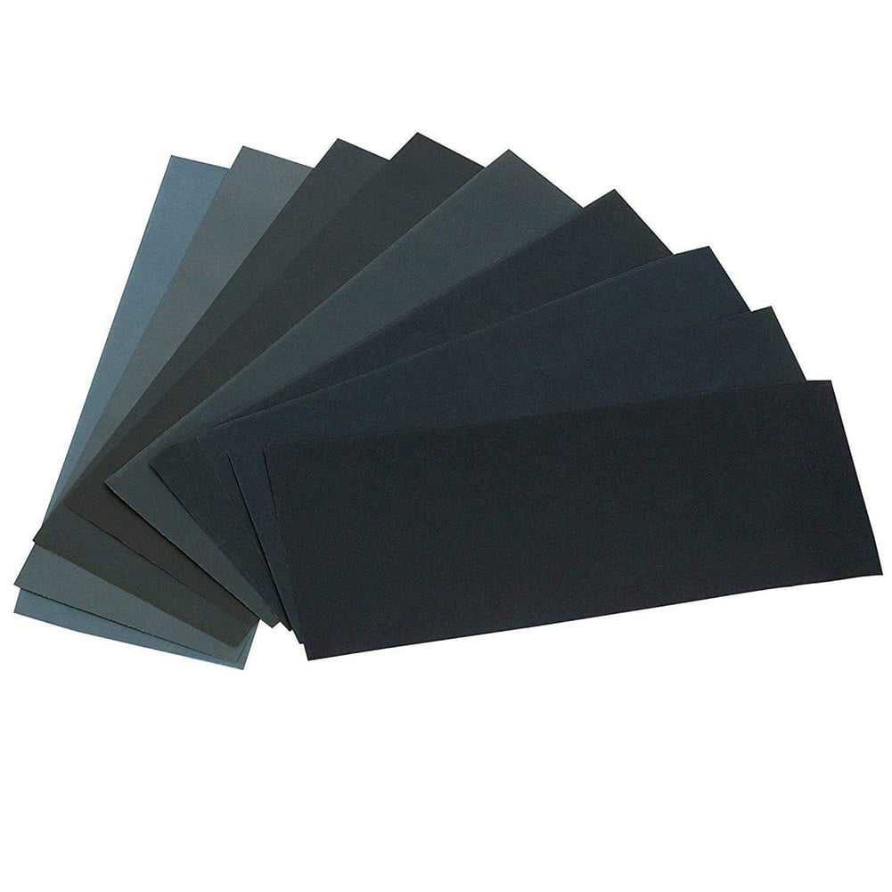 24PCS Wet & Dry Sandpaper Set: 12 Grits for Wood & Metal Projects ...