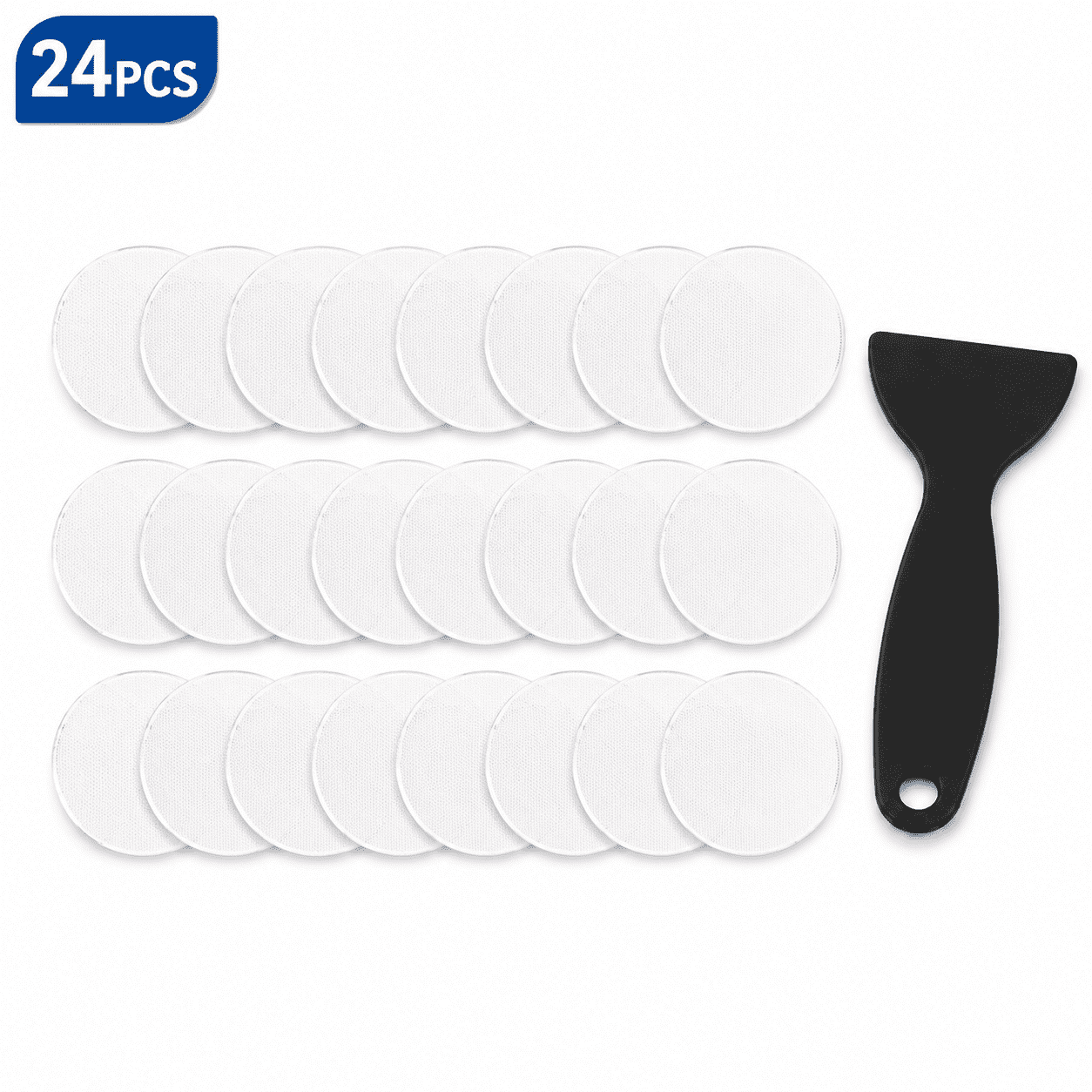24Pcs Anti Slip Shower Stickers Adhesive Decals Safety Strips Scraper ...