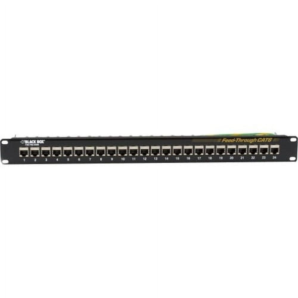 24PORT CAT6 FEED-THROUGH SHIELDED PATCH PANEL - Walmart.com