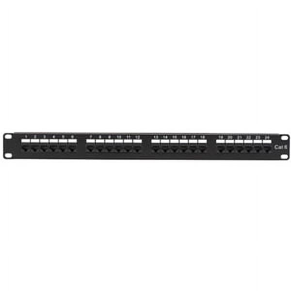24PORT CAT6 UNSHIELDED HALF-U PATCH PANEL - Walmart Business Supplies