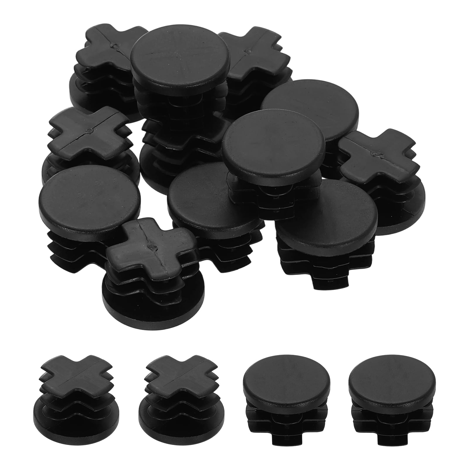 24Pack 1"(25.4mm) Plastic Hole Plug, Round Tubing Inserts, Furniture ...