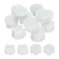 24Pack 1-3/8"(35mm) Plastic Hole Plug, Round Tubing Inserts, Furniture ...