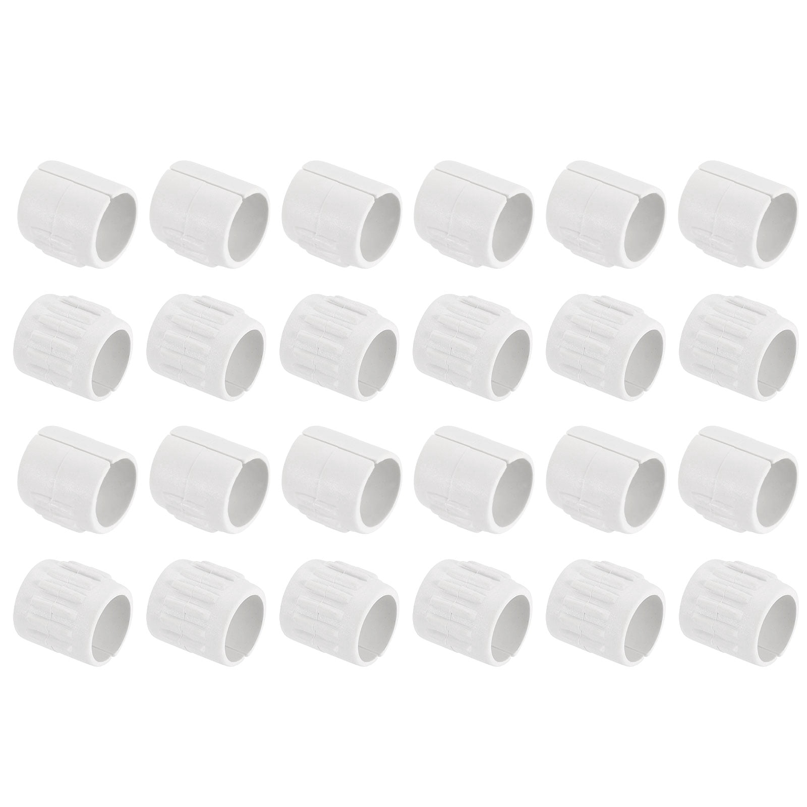 24Pack Chair Leg Caps, 0.75" Dia. Round Base Caps, Plastic Glide Caps ...