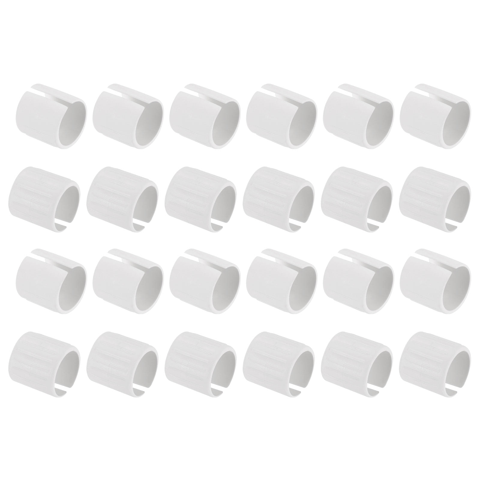 24Pack Chair Leg Caps, 0.87" Dia. Round Base Caps, Plastic Glide Caps ...