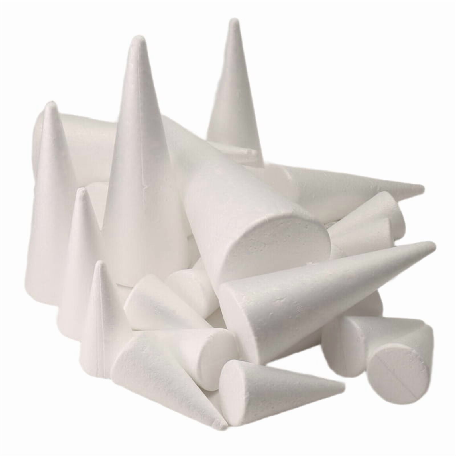 24Pack Craft Foam Cones, Tree Cones Shaped for Arts, Crafts, Christmas ...