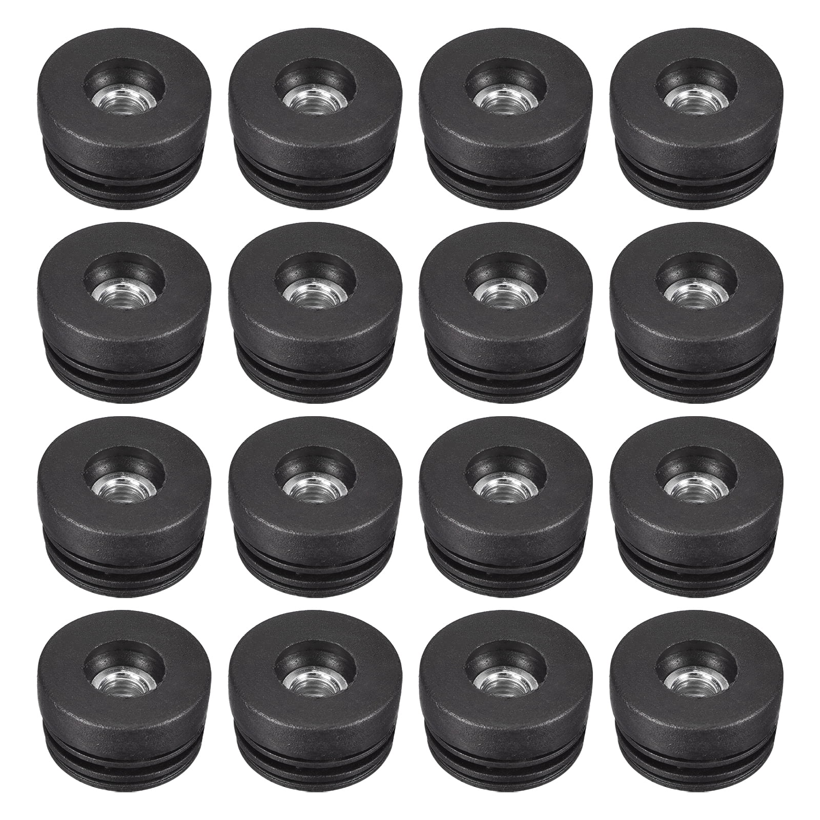 24Pack Inserts for Round Tubes with M10 Thread, for 38mm/1.5" OD Round ...