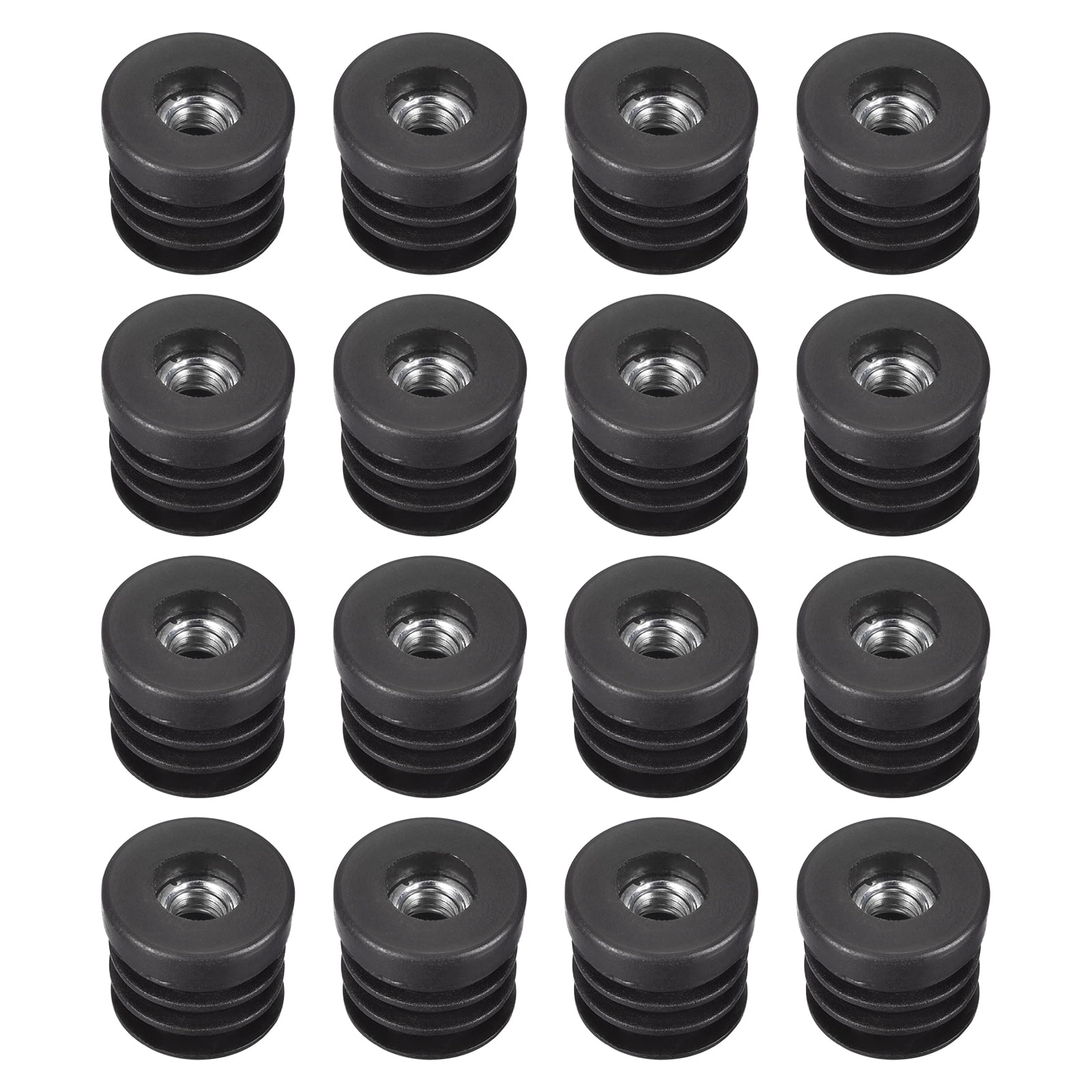 24Pack Inserts for Round Tubes with M8 Thread, for 25mm/0.98" OD Round ...