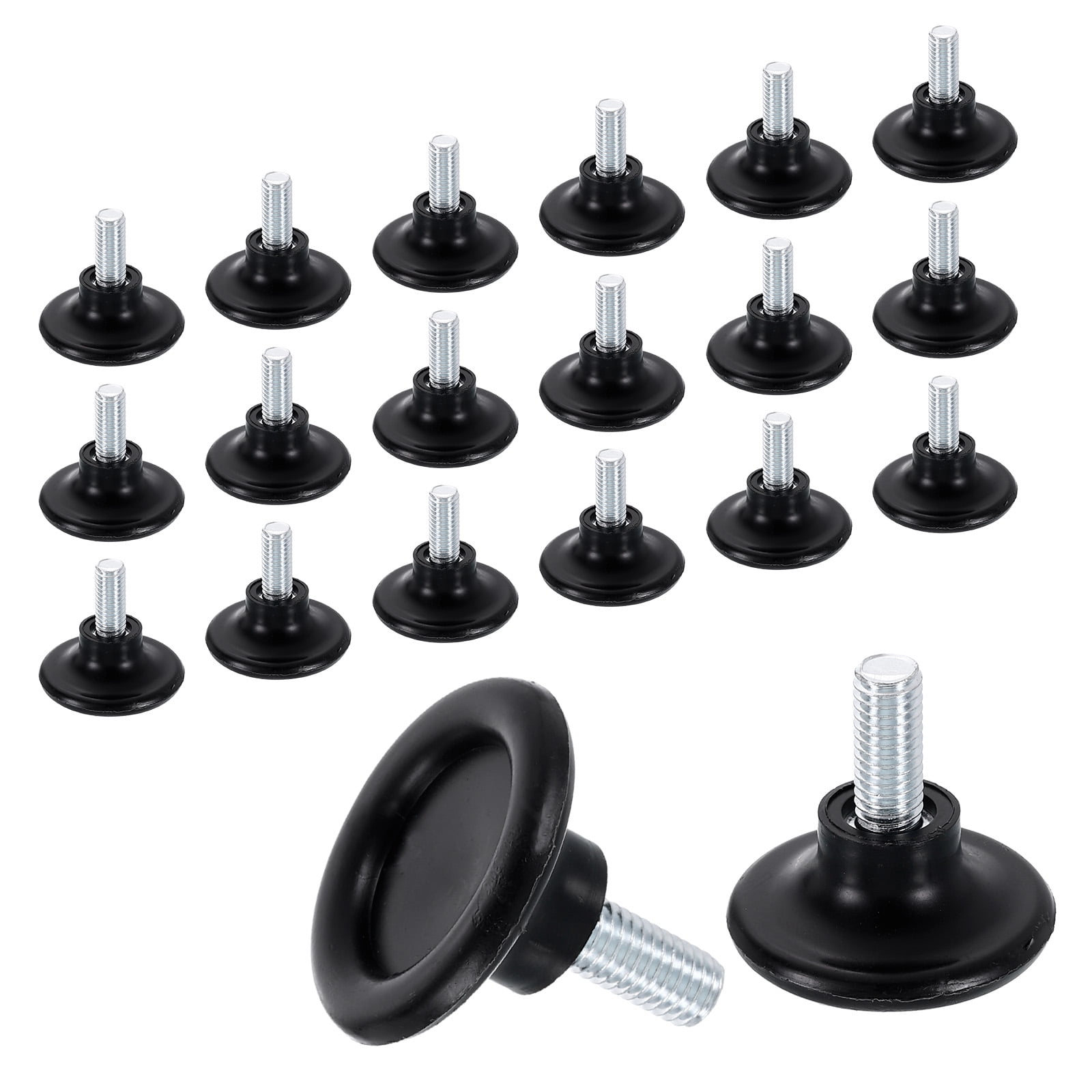 24Pack M8 Thread Furniture Feet Levelers, 38x19 Adjustable Leveling ...