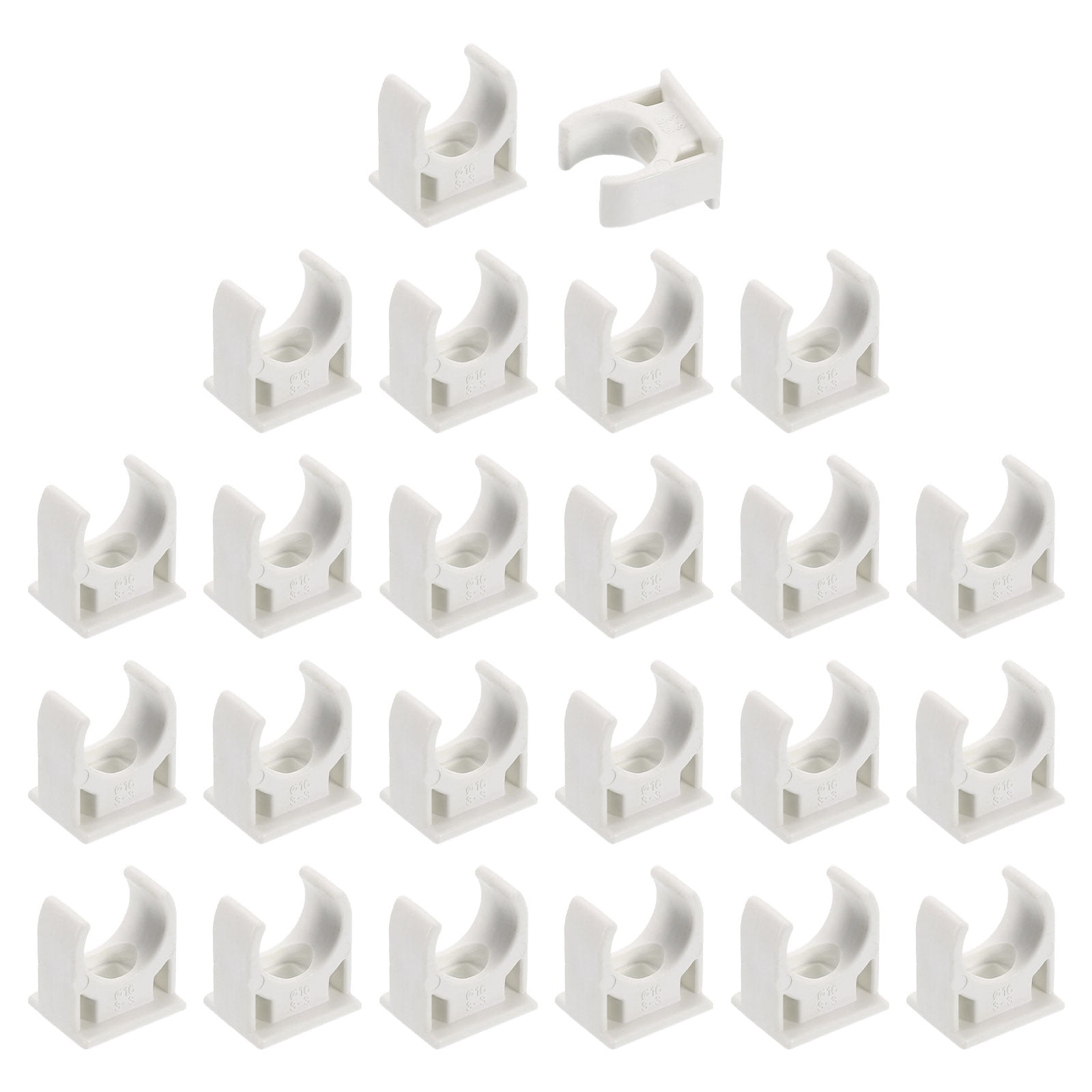 24Pack Water Pipe Clamps Clips, U-Shaped Holder Buckles for 16mm OD ...