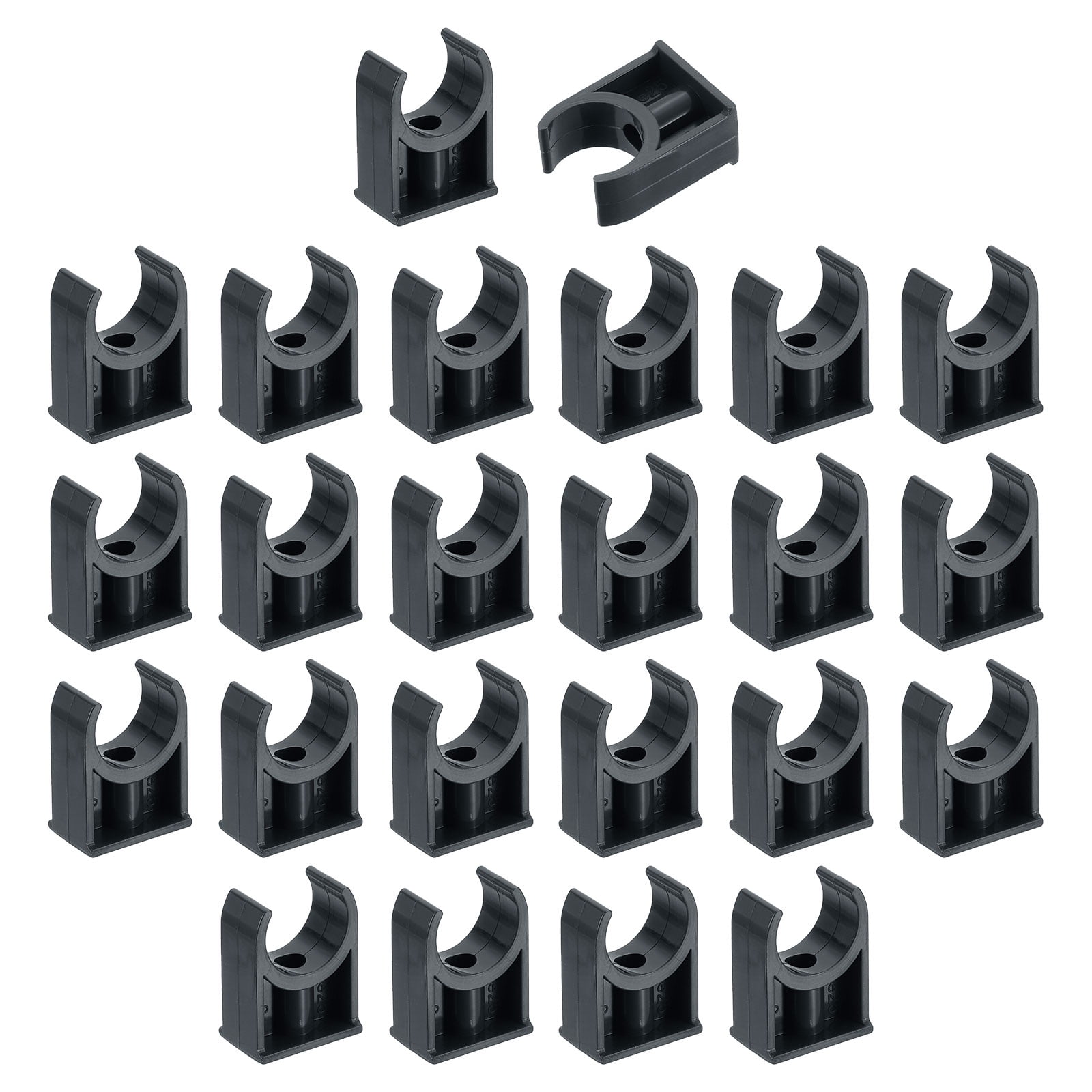 24Pack Water Pipe Clamps Clips, U-Shaped Holder Buckles for 25mm OD ...