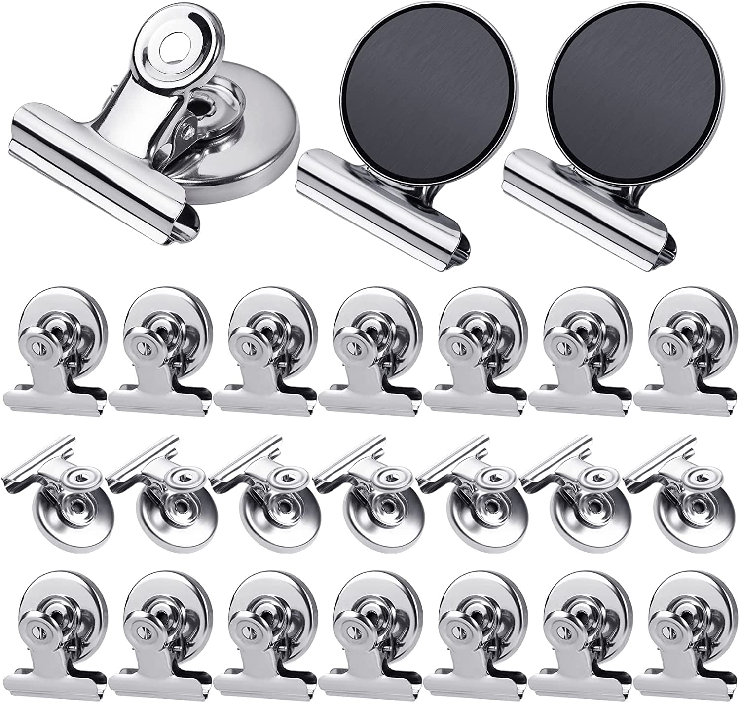 24Pack Refrigerator Magnets Magnetic Clips Fridge Magnets-Scratch Free ...