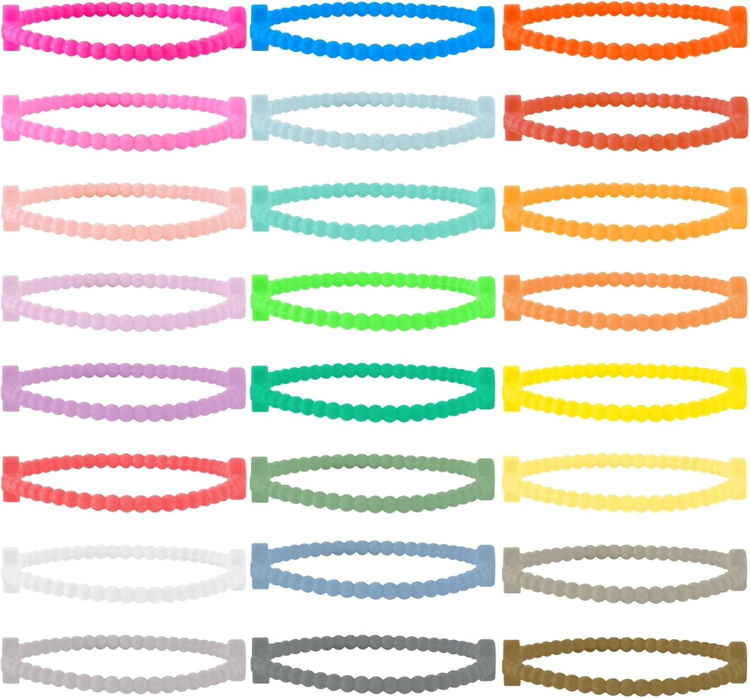 24Pack Silicone Cross Bracelet, Jesus Bracelet, Religious Rubber ...