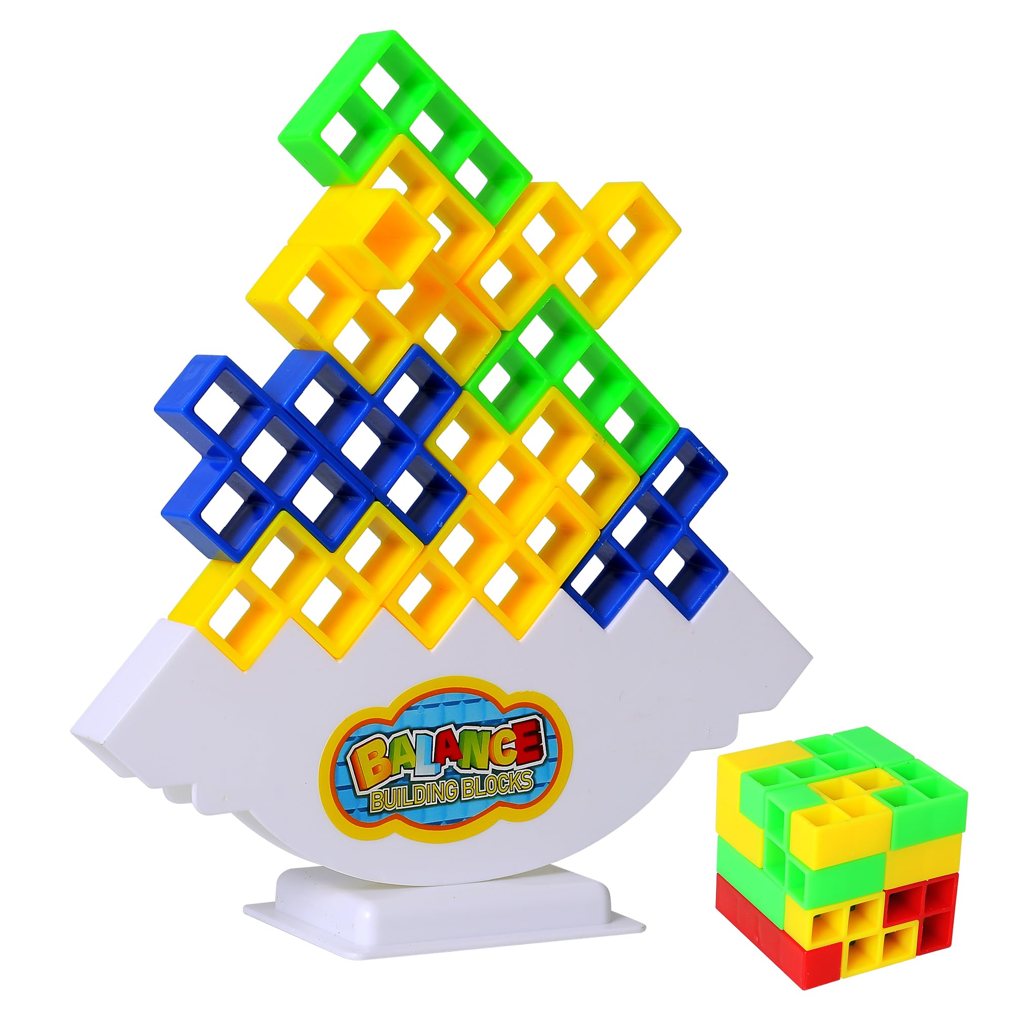 24PackTetra Tower Game Balancing Stacking Toys,Board Games Tetra Tower ...