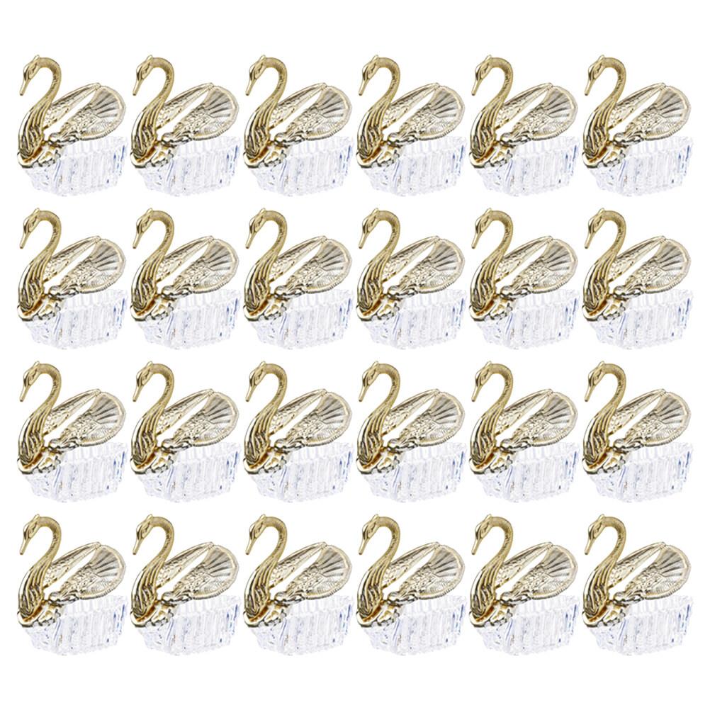 24Packs Candy Boxes Decorative Candy Cases European Style Wedding Candy ...