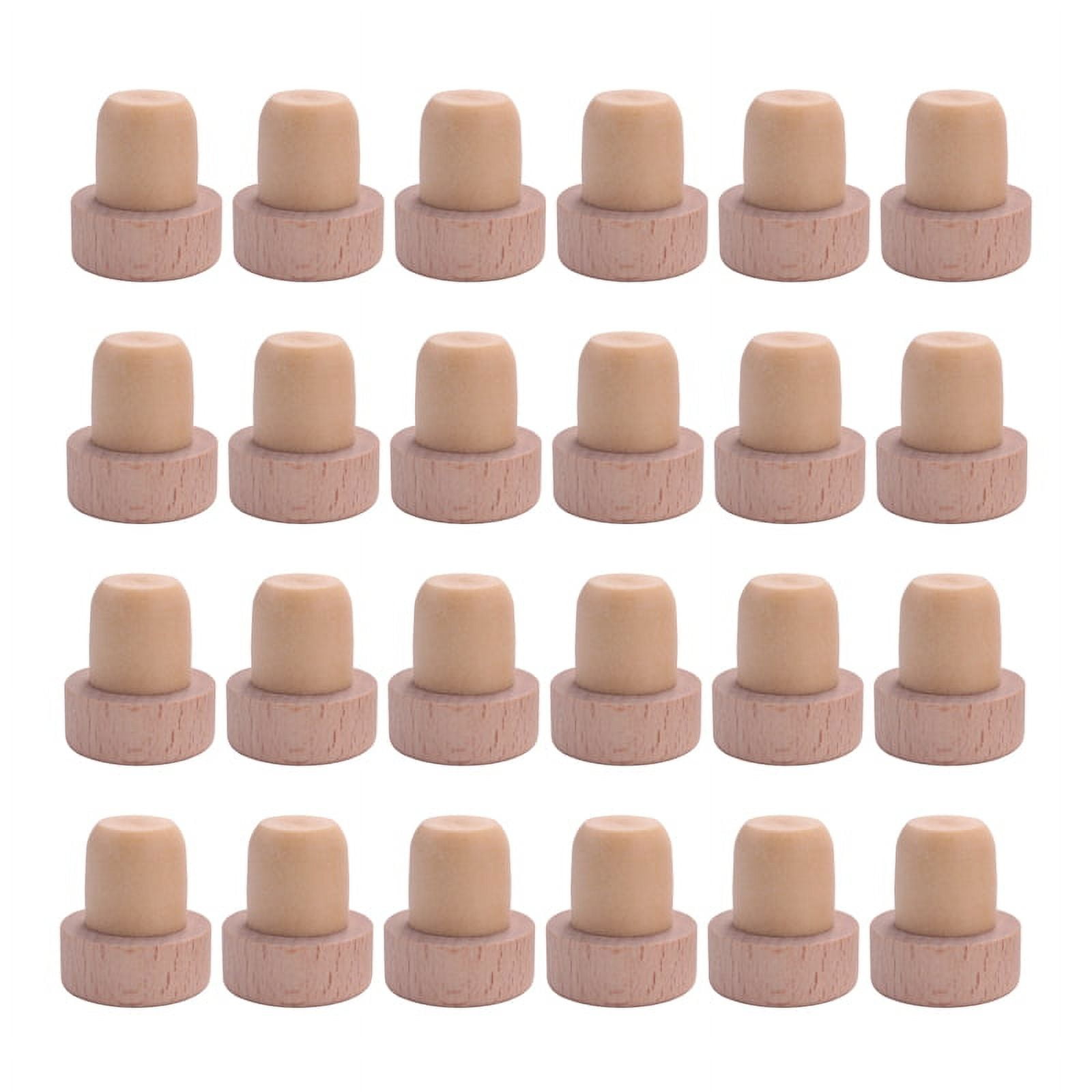 24Pc Wine Corks T Shaped Cork Plugs for Wine Cork Wine Stopper Reusable ...