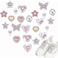 24Pcs 12 Styles Alloy Rhinestone Resin Shoelace Buckle Clips with ...
