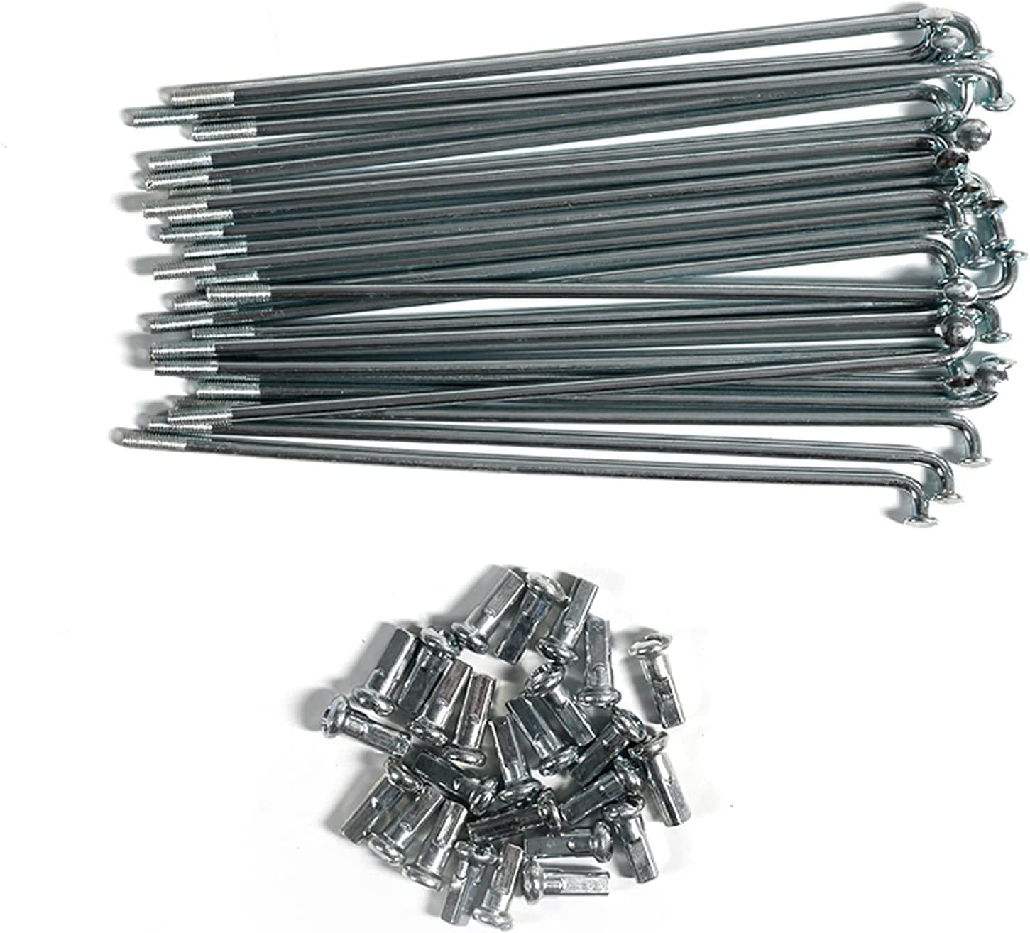 24Pcs 13G Bike Spokes MTB Steel Spokes Universal Fits for Road Bikes ...