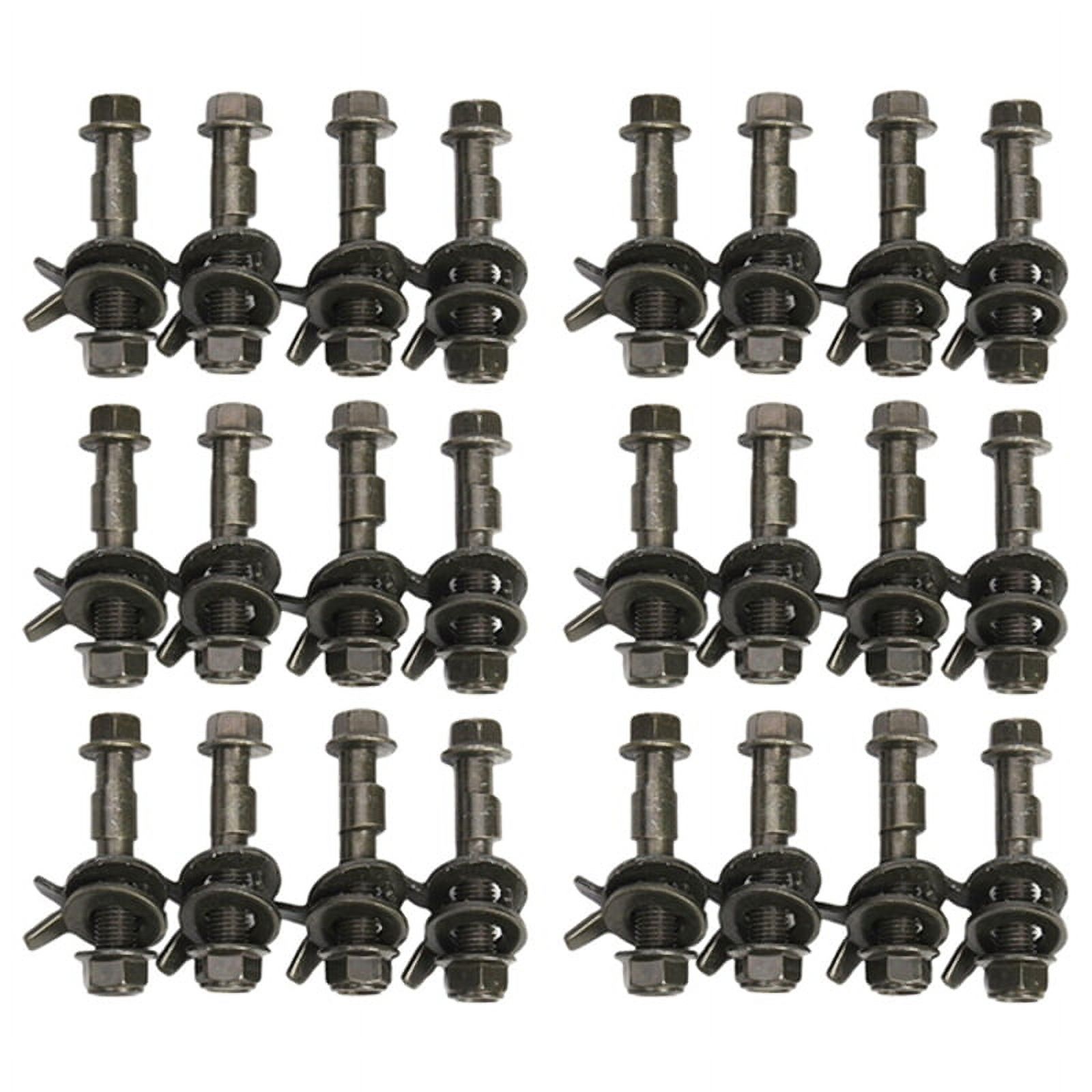 24Pcs 14Mm Steel Car Four Wheel Alignment Adjustable Camber Bolts 10.9 ...