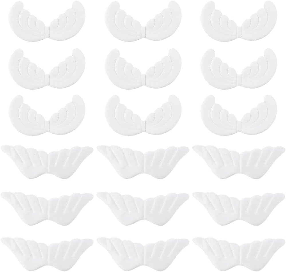 24Pcs 2 Style Cloth Angel Wings Ornament Accessories Fabric Embossed ...