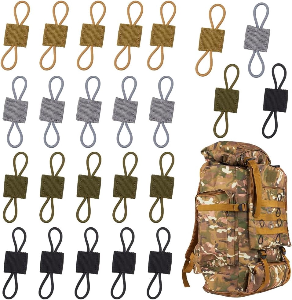24Pcs 4 Colors Tactical Gear Holder Clip Tactical Binding Retainer ...