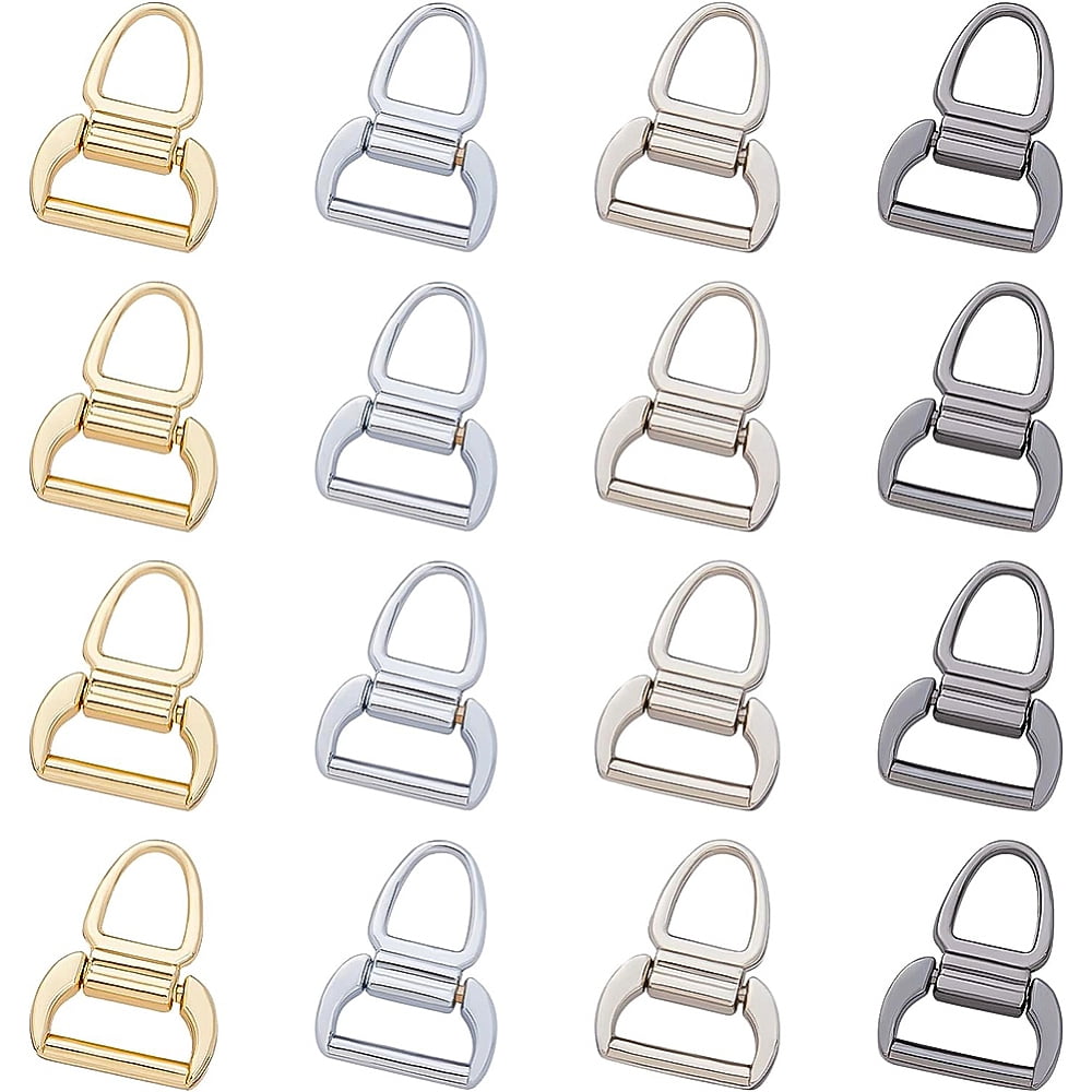 24Pcs 4 Colors Zinc Alloy Zipper Slider for Garment Accessories Gourd ...