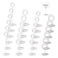 24Pcs 4 Styles Stainless Steel Name Card Holder Photo Memo Holders for ...