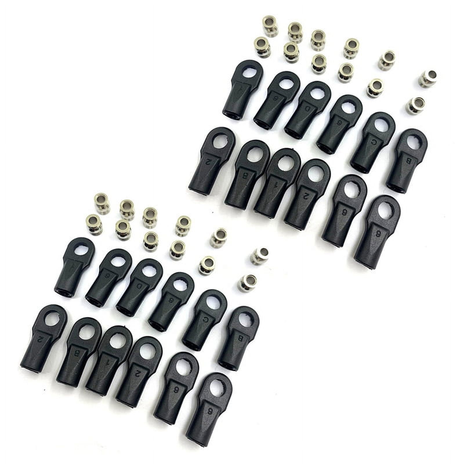 24Pcs 5347 Rod End Ball Joint General Trolley Ball Sets for 1/10 E ...