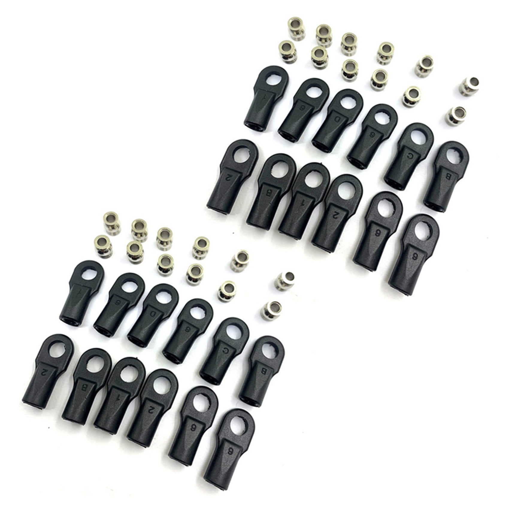 24Pcs 5347 Rod End Ball Joint General Trolley Sets for 1/10 E- SUMMIT ...