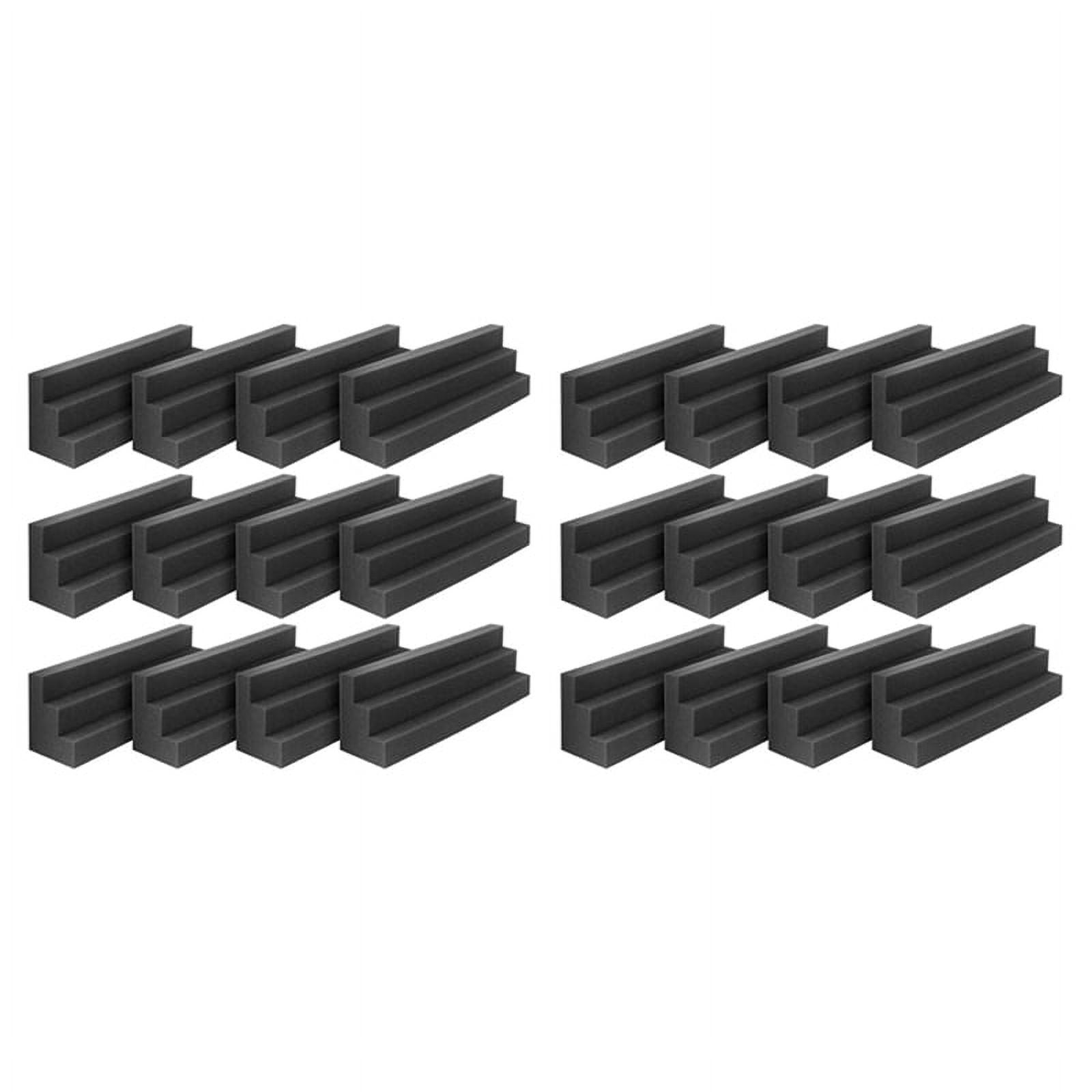 24Pcs Acoustic Panels Trap Corner Studio Foam Sound Insulation Pad Wall ...
