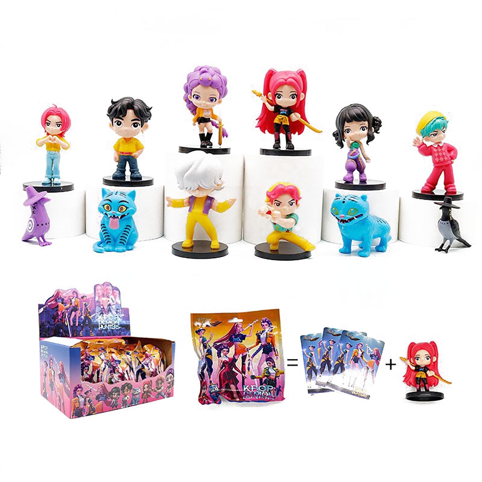 24Pcs Anime Cute Collectable Vinyl Figure with Gift Boxes! Gift Idea ...
