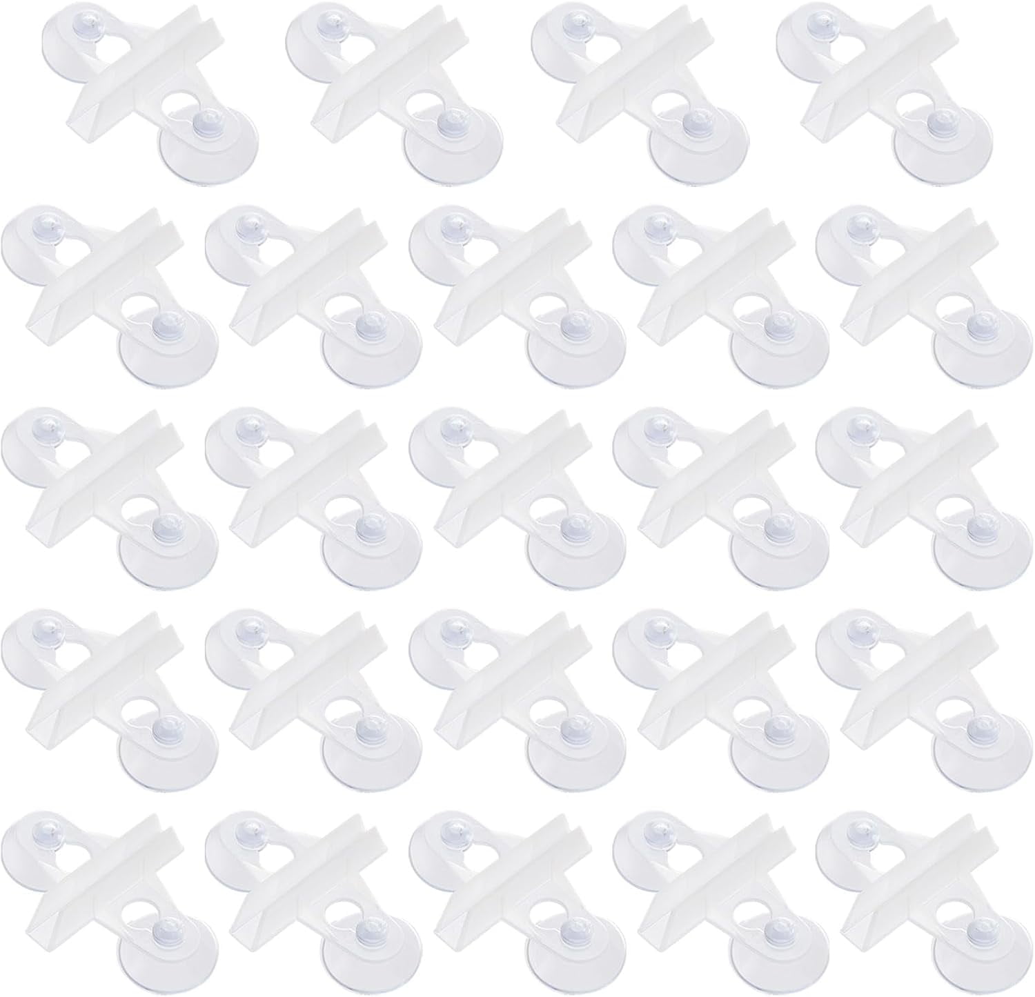 24Pcs Aquarium Fish Divider with Suction Cup Silicone Sucker Holders ...