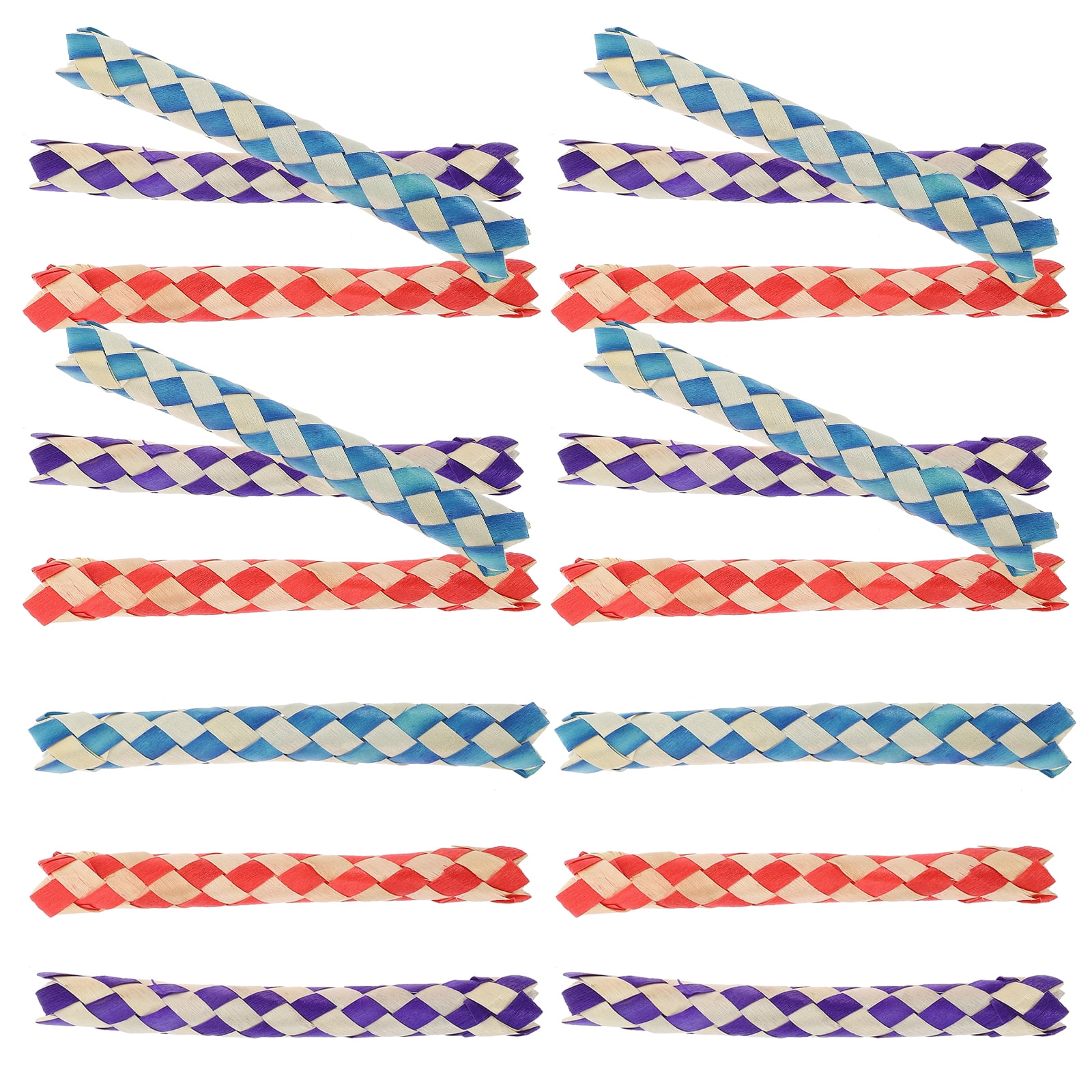 24Pcs Bamboo Finger Traps Bird Chew Toy Birds Foraging Chopper Toy ...