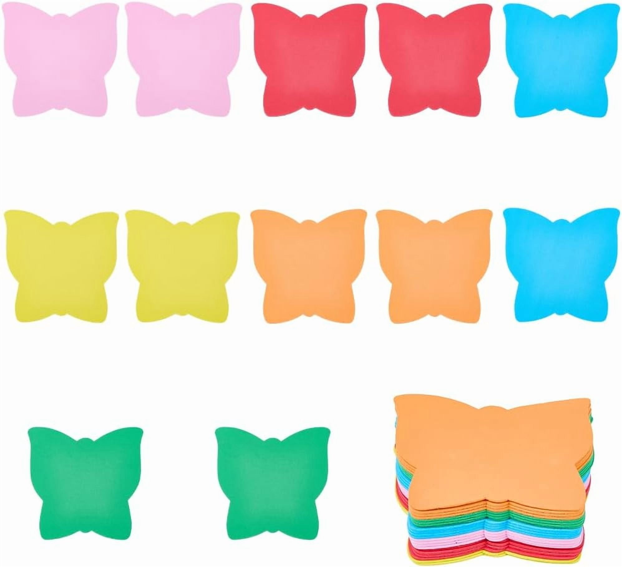 24Pcs Butterfly Foam Cut Outs Cutouts Double Spring Summer Butterflies ...