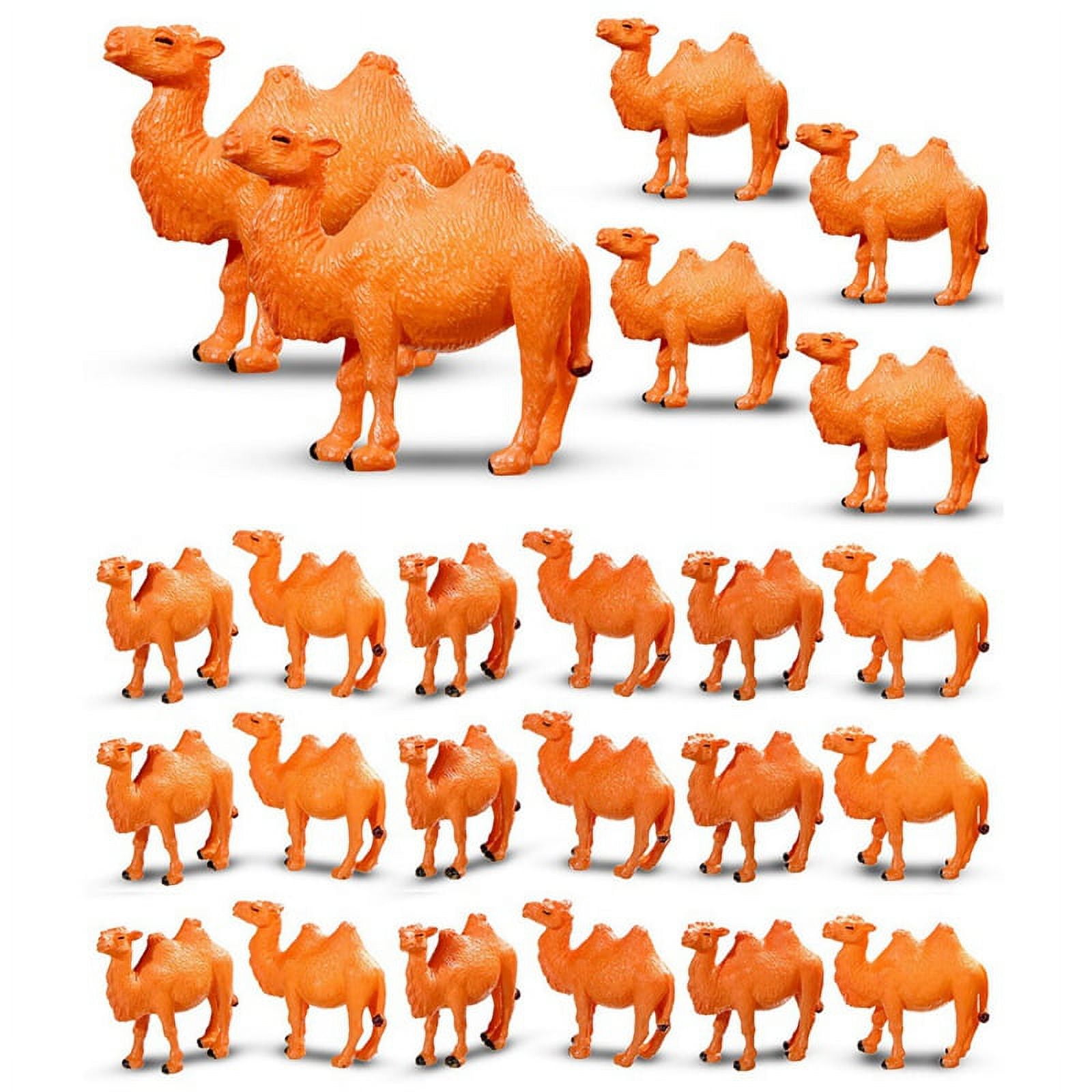24Pcs Camel Figurines Miniature Toys Camel Models Animal Figurines for ...