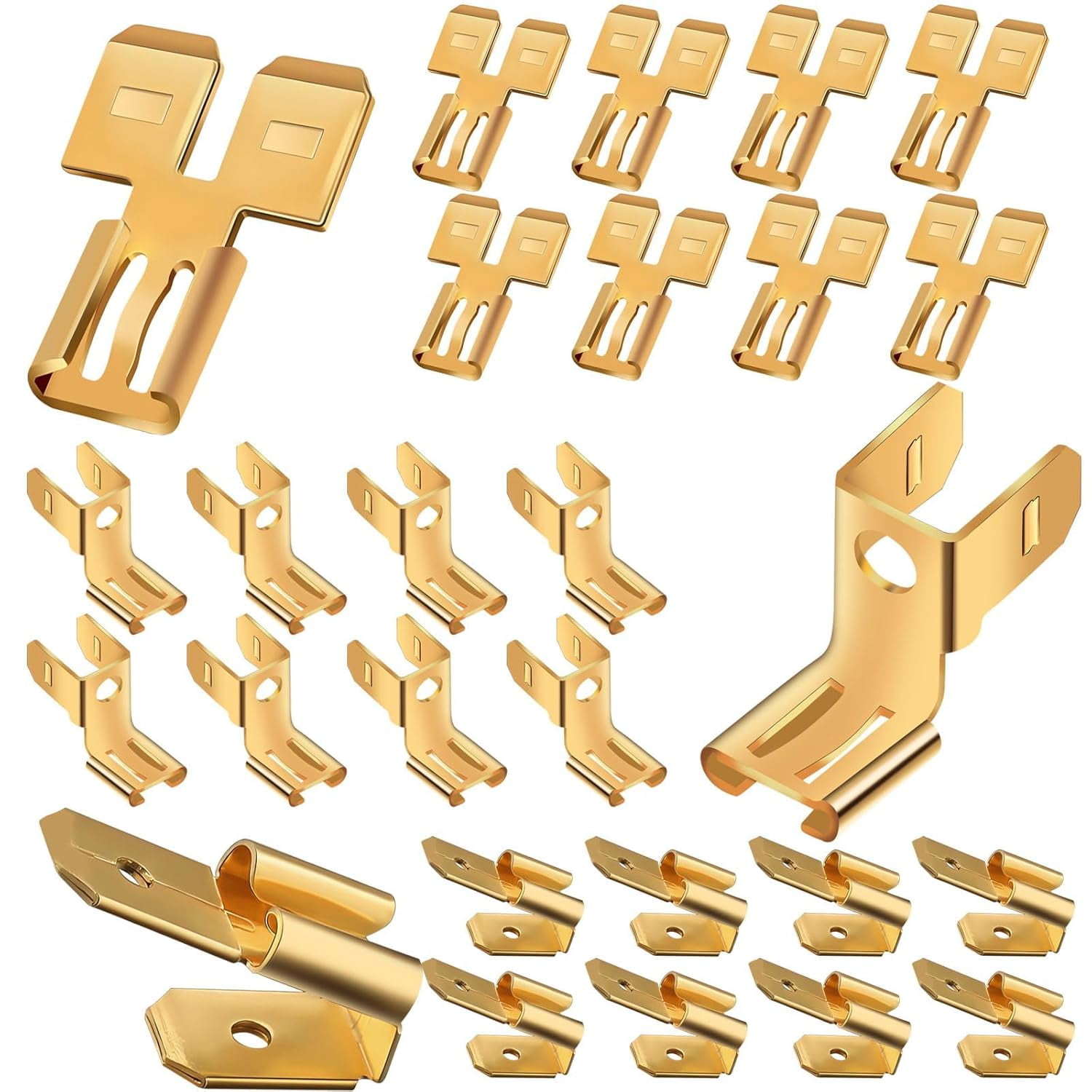 24Pcs Chair Terminal Quick Disconnect Adapter Connectors Combination ...