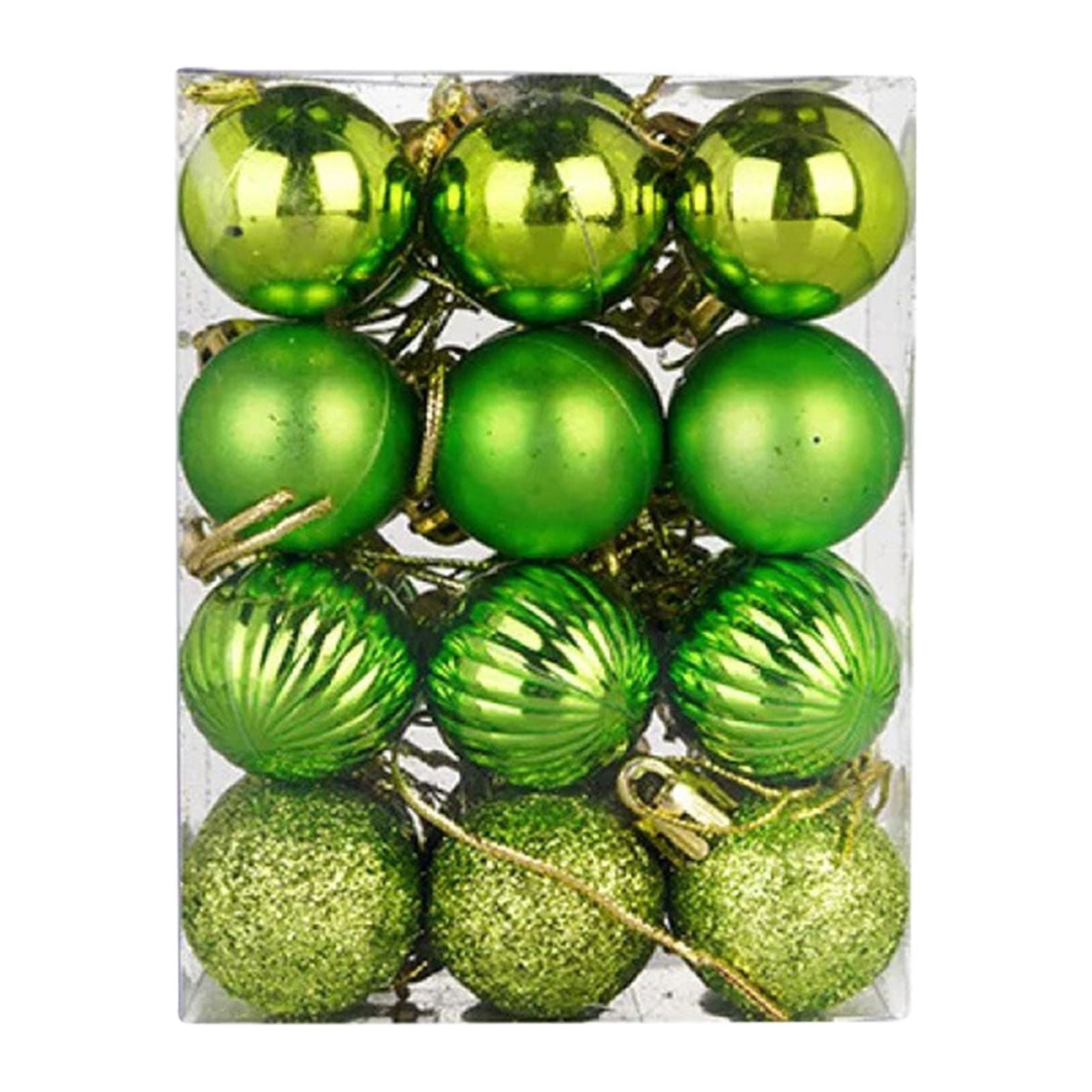 24Pcs Christmas Balls Ornaments Shatterproof Xmas Tree Decorations 1.18 ...