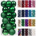 24Pcs Christmas Balls Ornaments for Xmas Christmas Tree - Mini ...