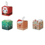 Fun Express Gingerbread Christmas Multi-color Paper Gift Boxes, (12 ...