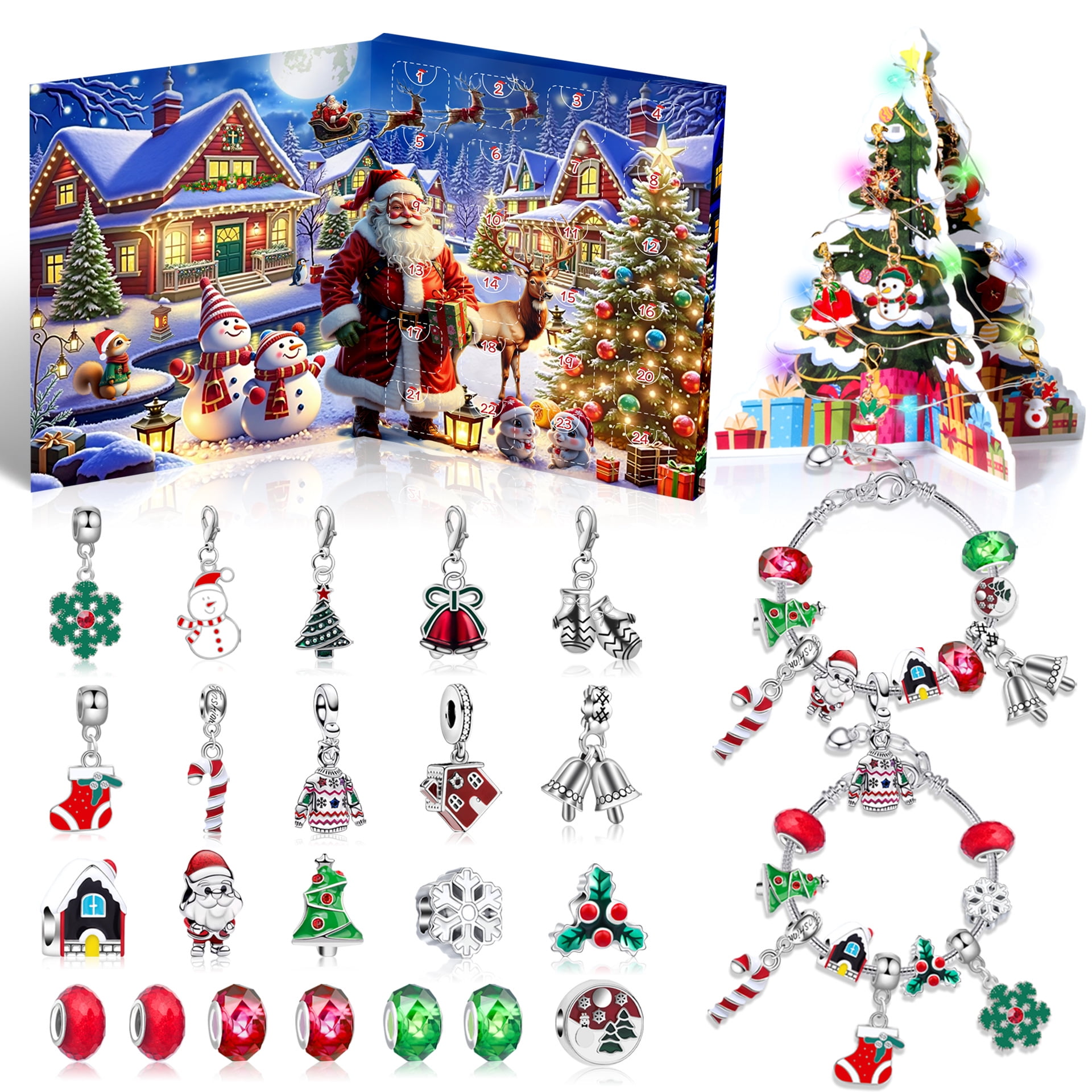 24Pcs Christmas Jewelry Advent Calendars, Creative Christmas ...