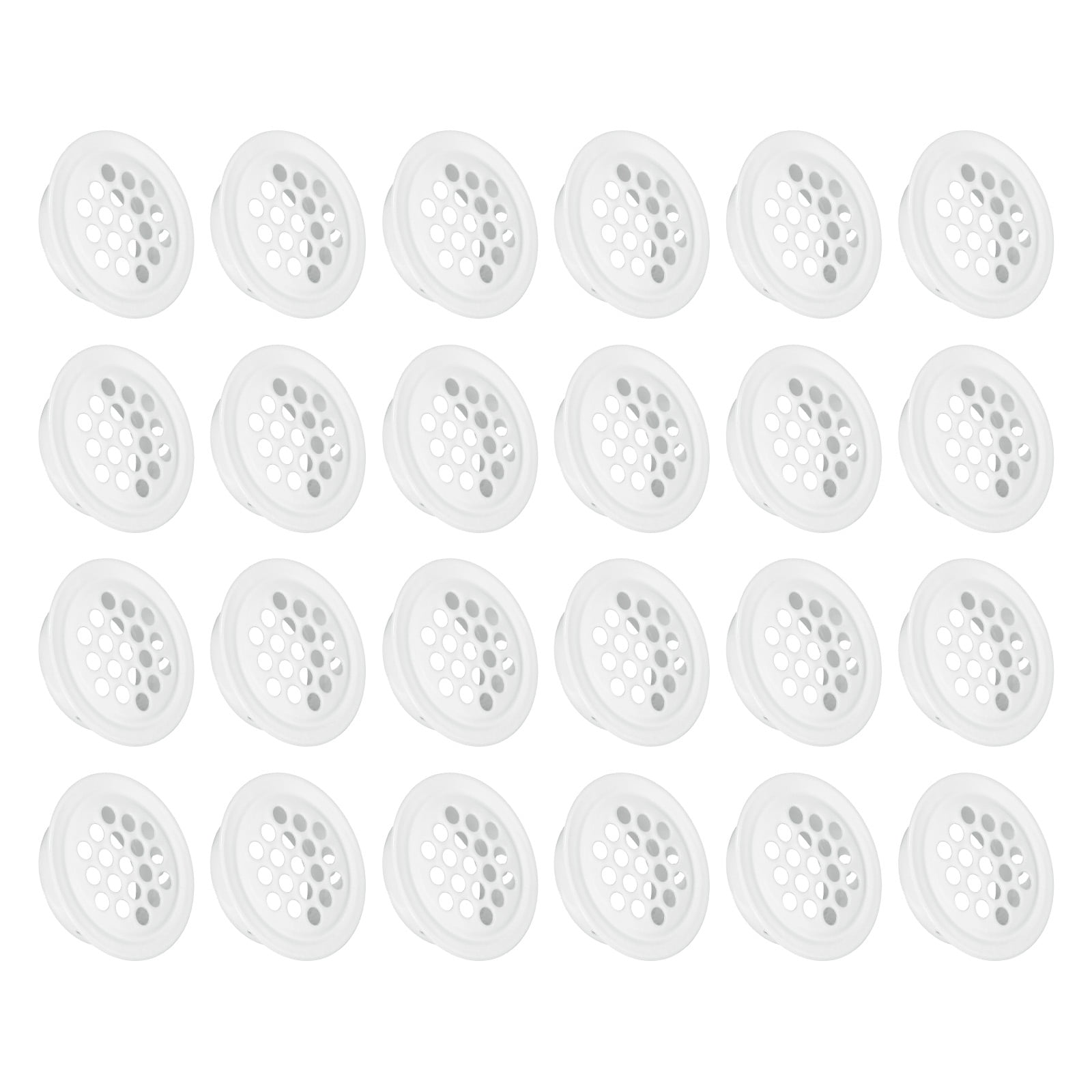 24Pcs Circular Air Vents Cover Flat Soffit Vent 19mm/0.7" Stainless ...