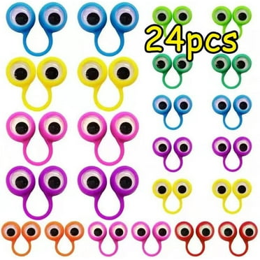 RI Novelty Dozen Set Instant Finger Eye Puppets, Party Favor Accessory ...